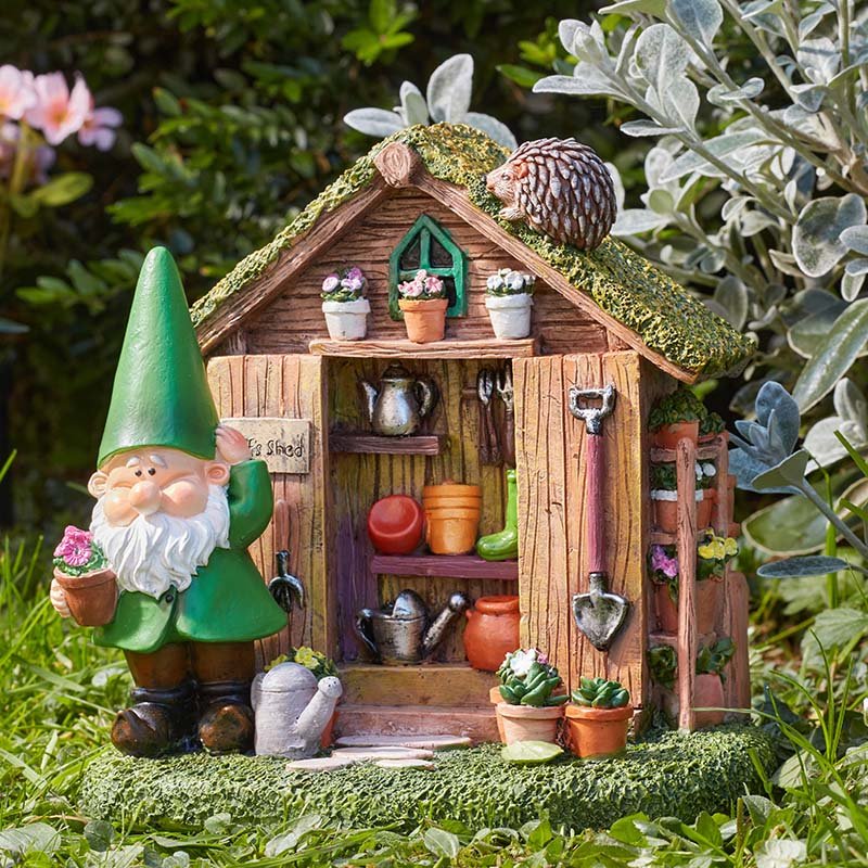 Wilf's Shed - Gnome tool shed - Elvedon Elf, Fairy, Pixie, Gnome Figur ...