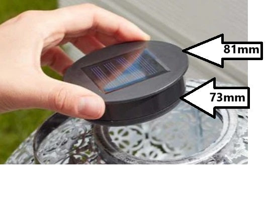 Replacement Solar Light Box, Round, Clip Strip - For Solar Lanterns ...