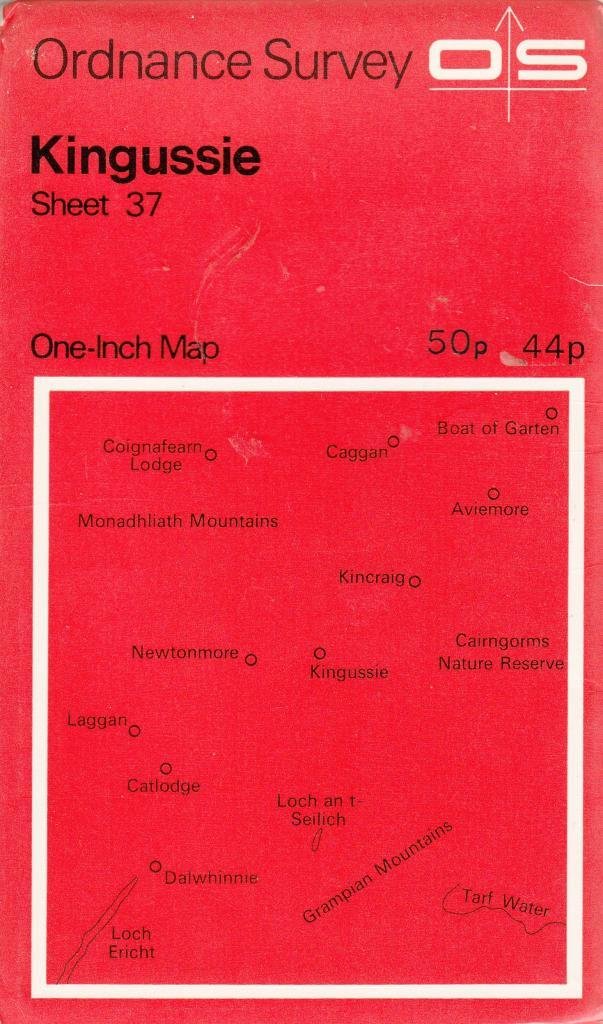 Ordnance Survey One Inch Map Kingussie Sheet 37 [Map] – RoverUK.co.uk
