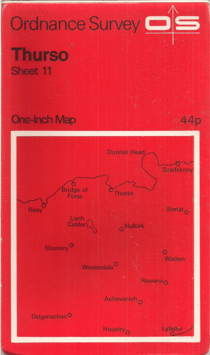 Ordnance Survey One-Inch Map of Great Britain - Sheet 11 - Thurso [Map ...