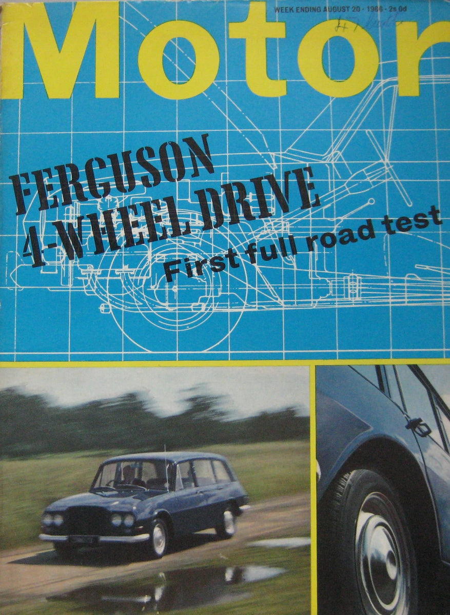 Motor magazine 20/8/1966 featuring Ferguson R5 protoype road test & Te ...