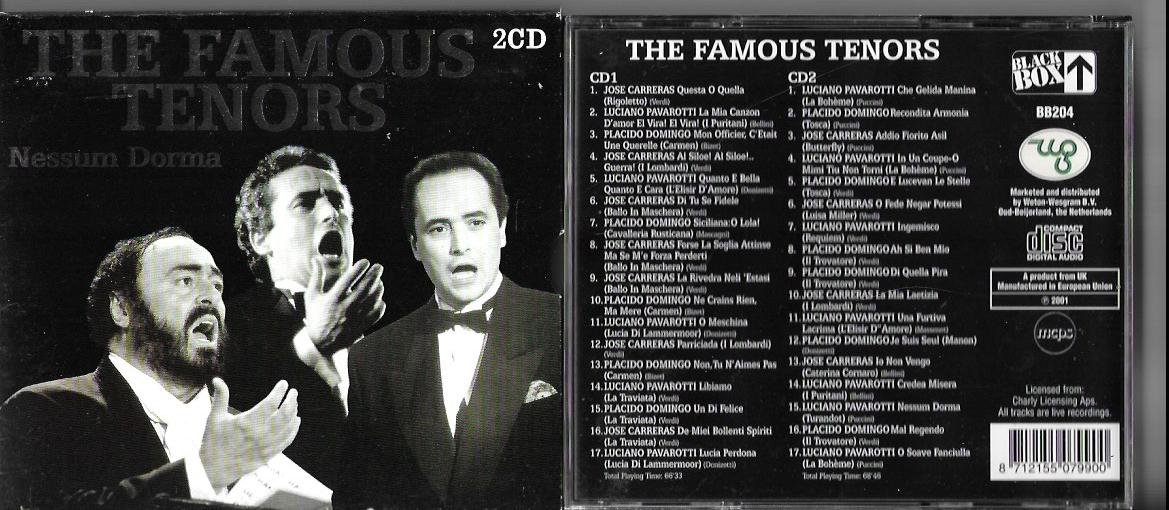 The Famous Tenors (CD) – RoverUK.co.uk