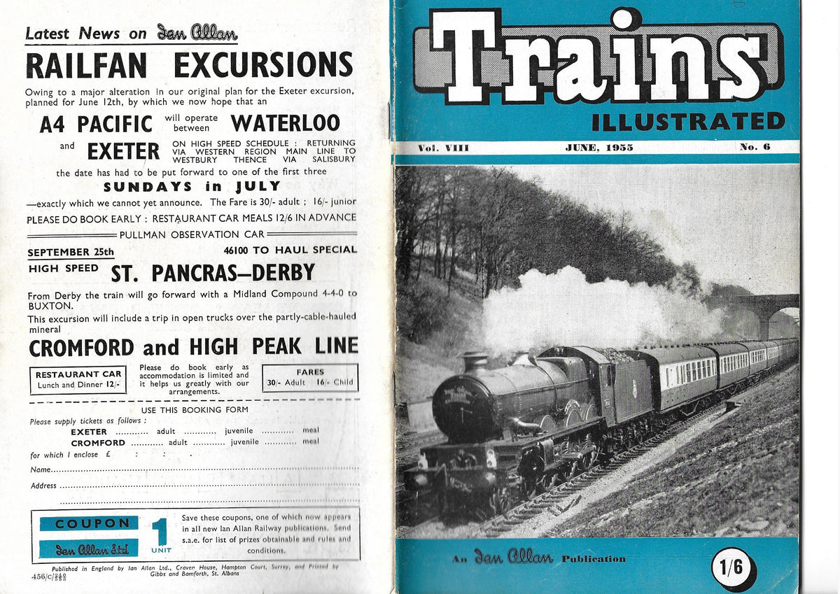 Trains Illustrated, Ian Allan, June 1955 Vol VIII No 6 – RoverUK.co.uk