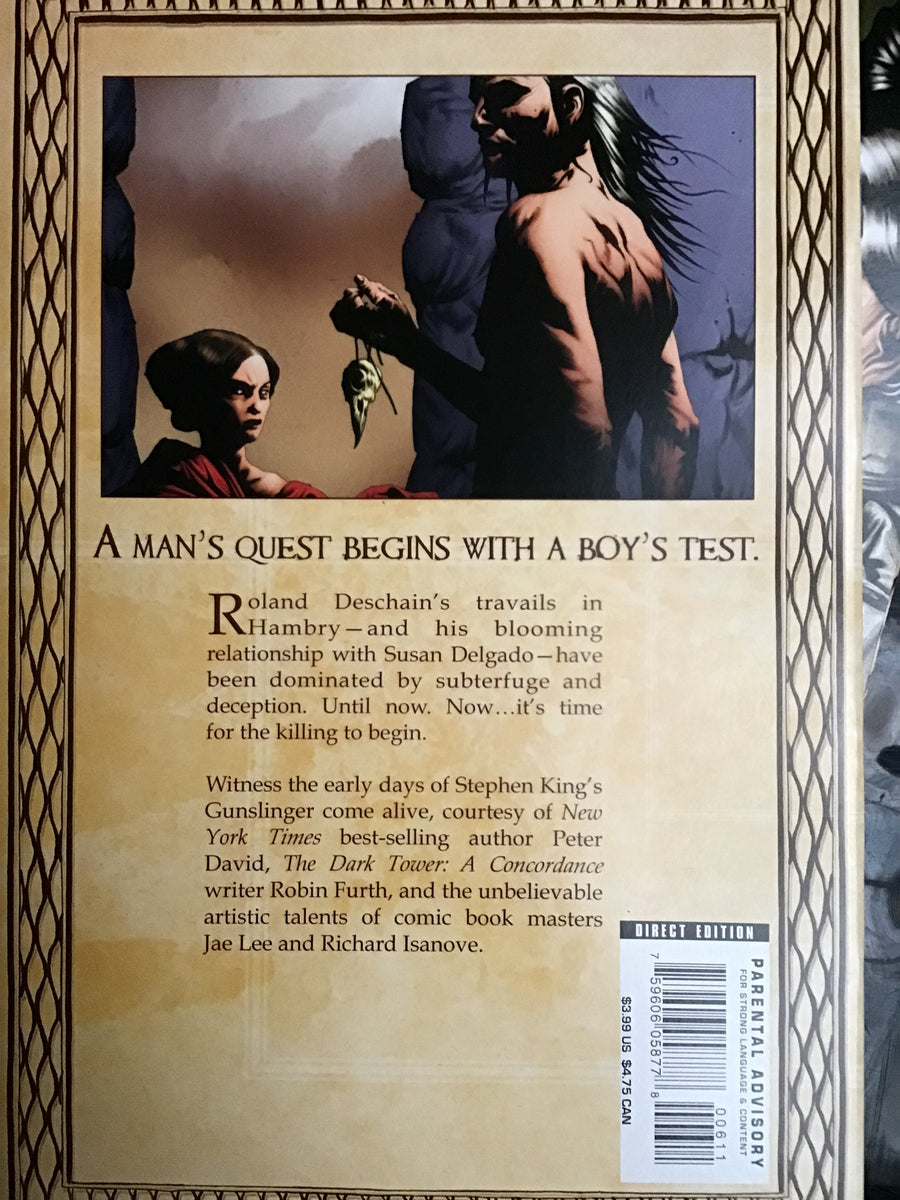 Stephen King the dark Tower Marvel limited series gunslinger born Davi ...
